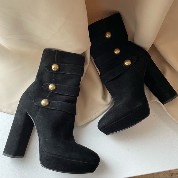 MICHAEL Michael Kors | Shoes | Size 35 Michael Kors Black Suede ...